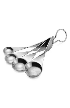 NAMBE Twist' Measuring Spoons - Silver