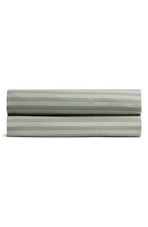 PARACHUTE Percale Fitted Sheet - Moss Stripe
