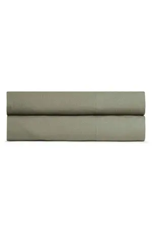 PARACHUTE Percale Fitted Sheet - Moss