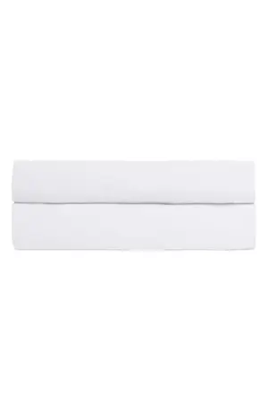 PARACHUTE Percale Fitted Sheet - White