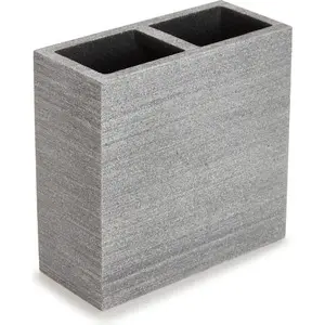 KASSATEX Faux Slate Toothbrush Holder - Grey