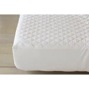 COYUCHI Organic Cotton Mattress Pad - White
