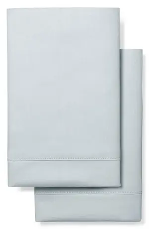 BOLL & BRANCH Set Of 2 Signature Hemmed Pillowcases One-color