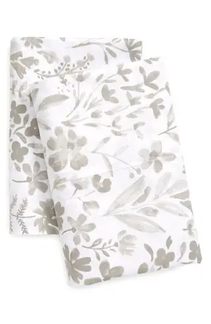 BOLL & BRANCH Set Of 2 Signature Hemmed Pillowcases Pewter