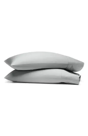 BOLL & BRANCH Set Of 2 Signature Hemmed Pillowcases - Shore