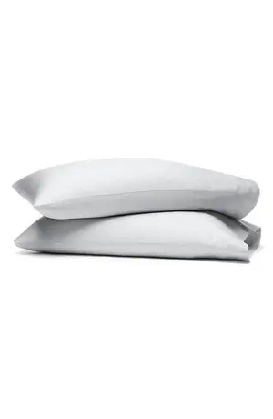 BOLL & BRANCH Set Of 2 Signature Hemmed Pillowcases - Sky