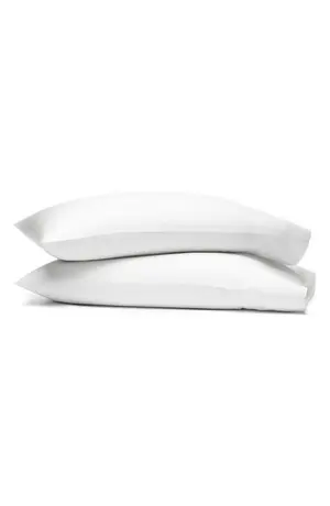 BOLL & BRANCH Set Of 2 Signature Hemmed Pillowcases - White