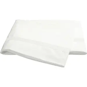 MATOUK Lowell 600 Thread Count Flat Sheet Bone/ Bone