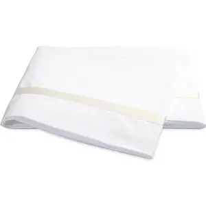 MATOUK Lowell 600 Thread Count Flat Sheet - Ivory