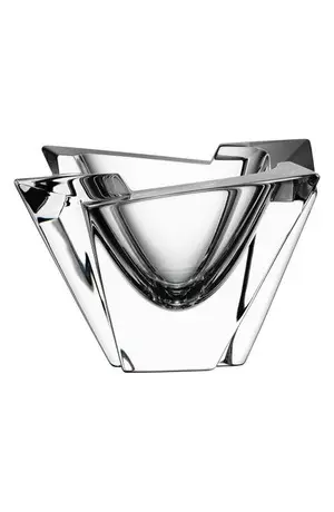 ORREFORS Glacial Lead Crystal Bowl - Clear