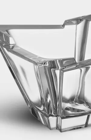 ORREFORS Glacial Lead Crystal Bowl