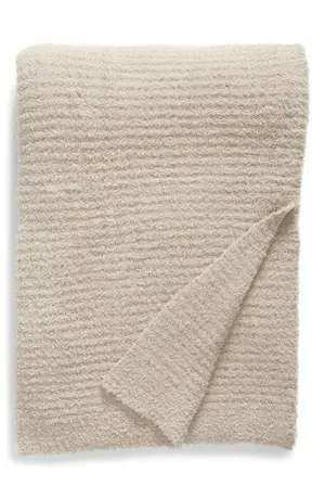 Barefoot Dreams Cozychic® Ribbed Bed Blanket Stone