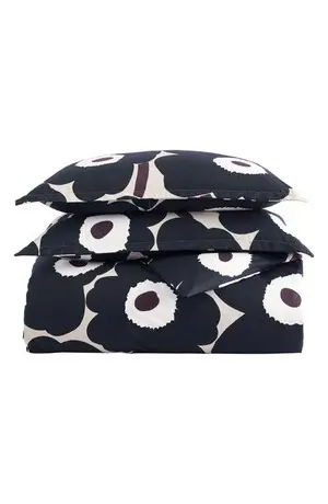 Marimekko Unikko Duvet Cover & Sham Set Paloma
