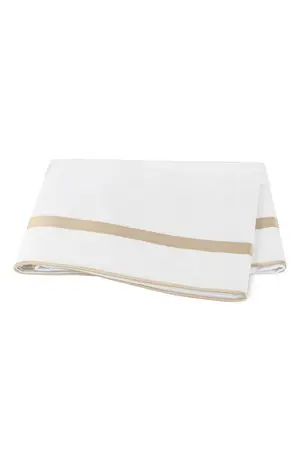 MATOUK Louise 500 Thread Flat Sheet Champagne