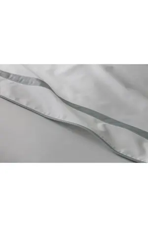 MATOUK Louise 500 Thread Flat Sheet - Navy