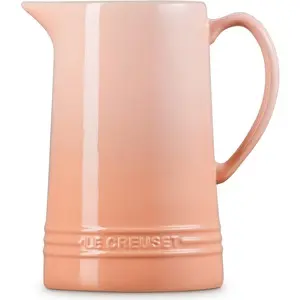 LE CREUSET Glazed Stoneware 1 2/3 Quart Pitcher - Peche