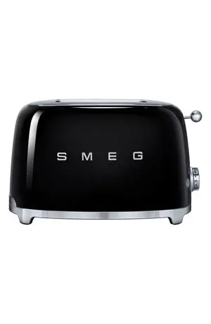 SMEG 50s Retro Style Two-slice Toaster - Black