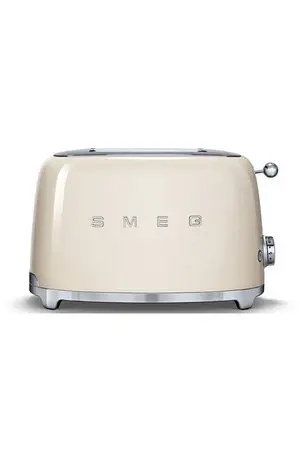 SMEG 50s Retro Style Two-slice Toaster - Cream