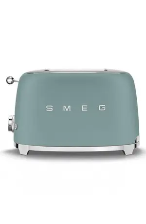SMEG 50s Retro Style Two-slice Toaster Matte Jade