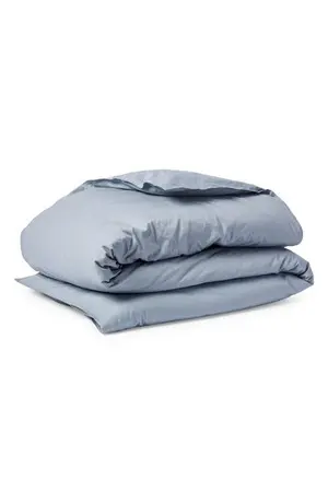COYUCHI Crinkled Organic Cotton Percale Duvet Cover One-color