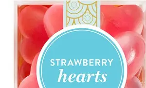 SUGARFINA Strawberry Hearts Set Of 4 Candy Cubes