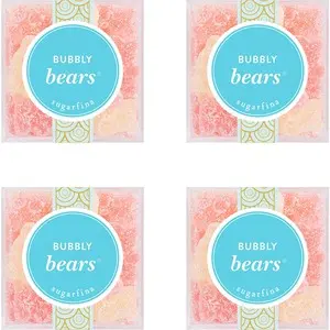 SUGARFINA Bubbly Bears® Set Of 4 Candy Cubes - Blue