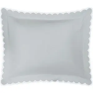 MATOUK Diamond Piqué Sham - Pool