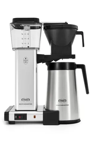 MOCCAMASTER Kbgt Thermal Coffee Brewer - Polished Silver