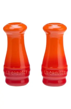LE CREUSET Salt & Pepper Shaker Set Flame