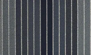 CHILEWICH Block Stripe Indoor/outdoor Doormat - Denim