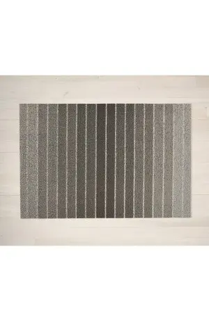 CHILEWICH Block Stripe Indoor/outdoor Doormat - Taupe