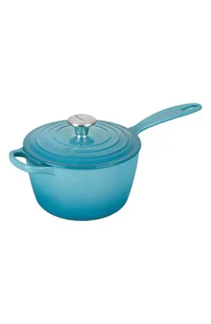 LE CREUSET Signature 1.75-quart Enameled Cast Iron Saucepan Caribbean