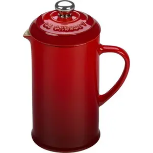 LE CREUSET Stoneware French Press Cerise