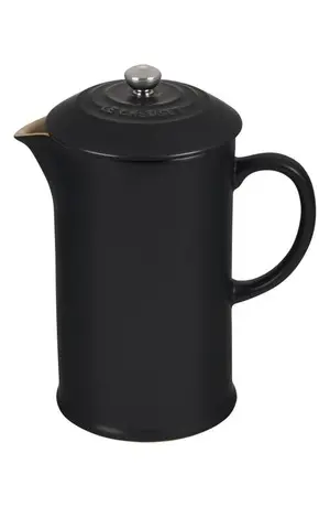 LE CREUSET Stoneware French Press Licorice