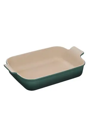 LE CREUSET Heritage 4-quart Rectangular Stoneware Dish Artichaut