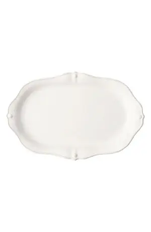 JULISKA Berry & Thread Scalloped Platter - Whitewash