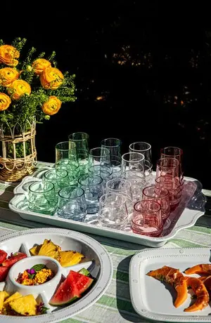 JULISKA Berry And Thread Rectangular Melamine Serving Tray