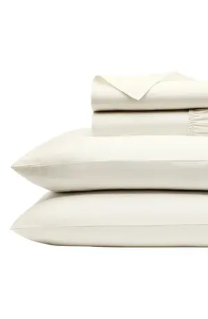 BOLL & BRANCH Signature Hemmed Sheet Set - Cream