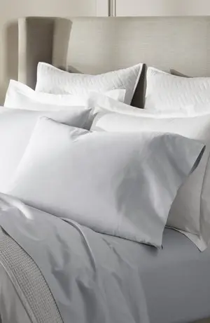 BOLL & BRANCH Signature Hemmed Sheet Set - Sky