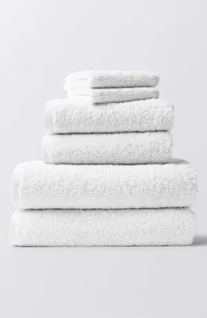 COYUCHI Cloud Loom™ Organic Cotton Bath Essentials - Alpine White