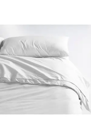 CASPER Sateen 276 Thread Count Organic Cotton Sheet Set - White