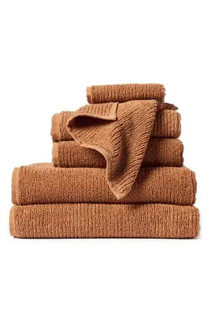 COYUCHI Temescal 6-piece Organic Cotton Bath Towel One-color