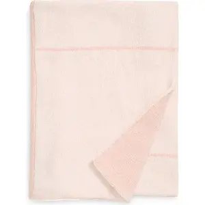 Nordstrom Chenille Baby Blanket Pink Lotus Windowpane