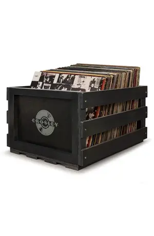 CROSLEY Record Storage Crate Black
