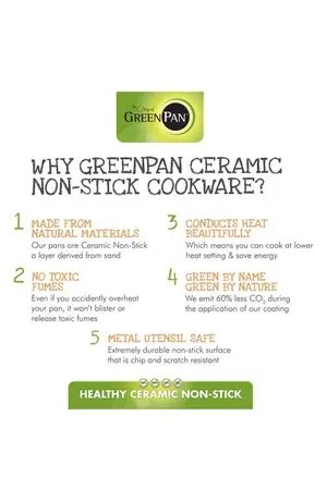 GREENPAN Valencia 4 1/2-quart Anodized Aluminum Ceramic Nonstick Sauté Pan With Glass Lid