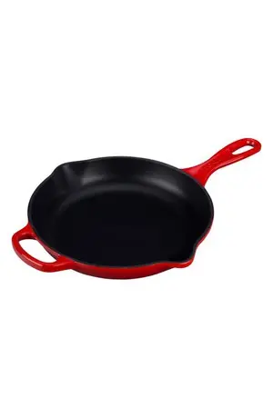 LE CREUSET Signature 9-inch Enamel Cast Iron Skillet - Cherry