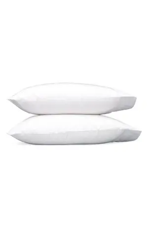 MATOUK Ansonia Set Of 2 500 Thread Count Pillowcases One-color