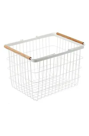 YAMAZAKI Tosca Laundry Basket - White
