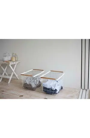 YAMAZAKI Tosca Laundry Basket - White