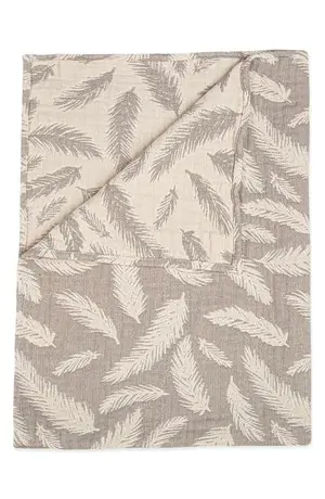 CRANE BABY Jacquard Cotton Blanket - Grey